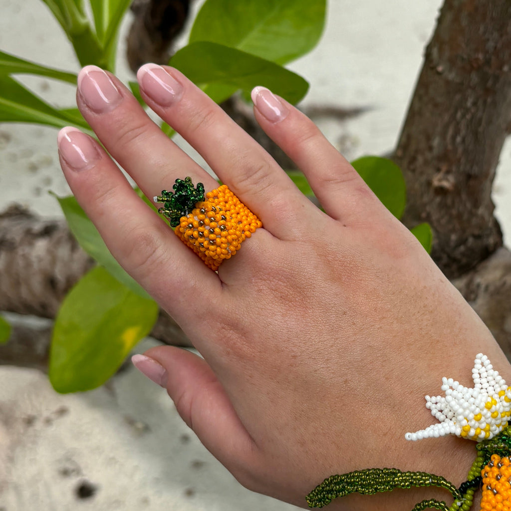 Pineapple Sunrise Ring – mokimoki